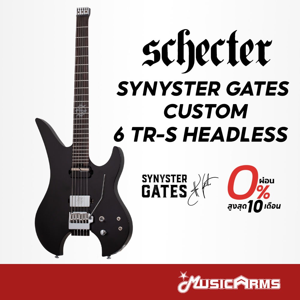 Schecter Synyster Gates Custom- 6 TR-S Headless กีตาร์ไฟฟ้า Schecter ...