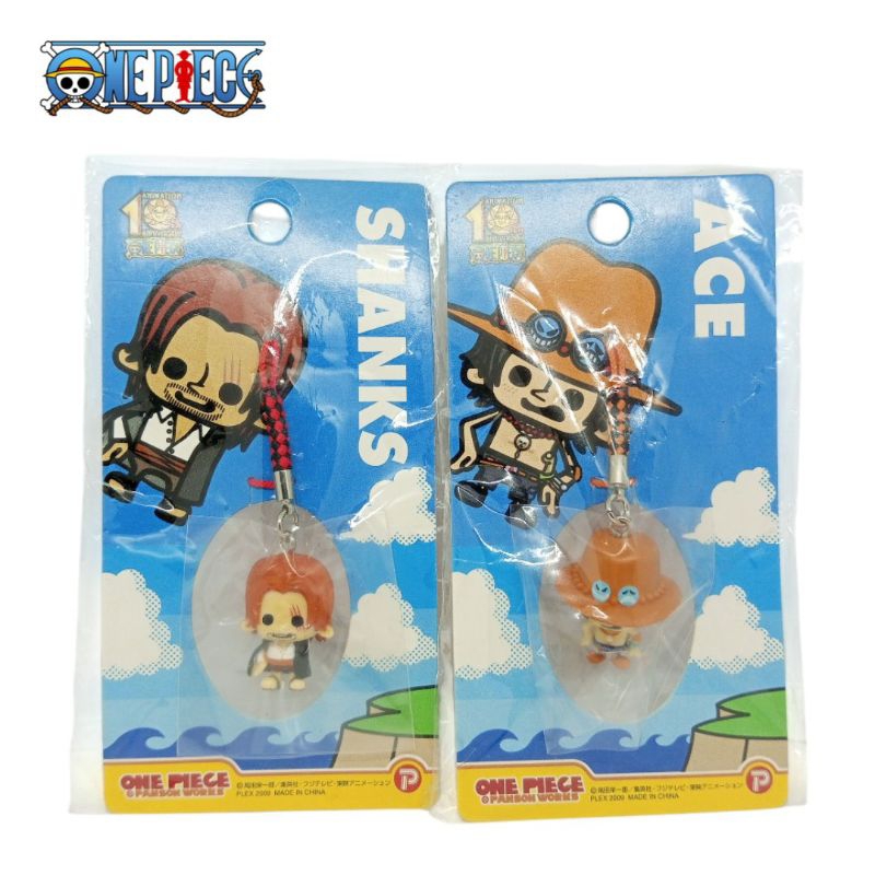 พวงกุญแจ ลิขสิทธิ์แท้ One Piece x Panson Works Portgas D Ace Netsuke ...