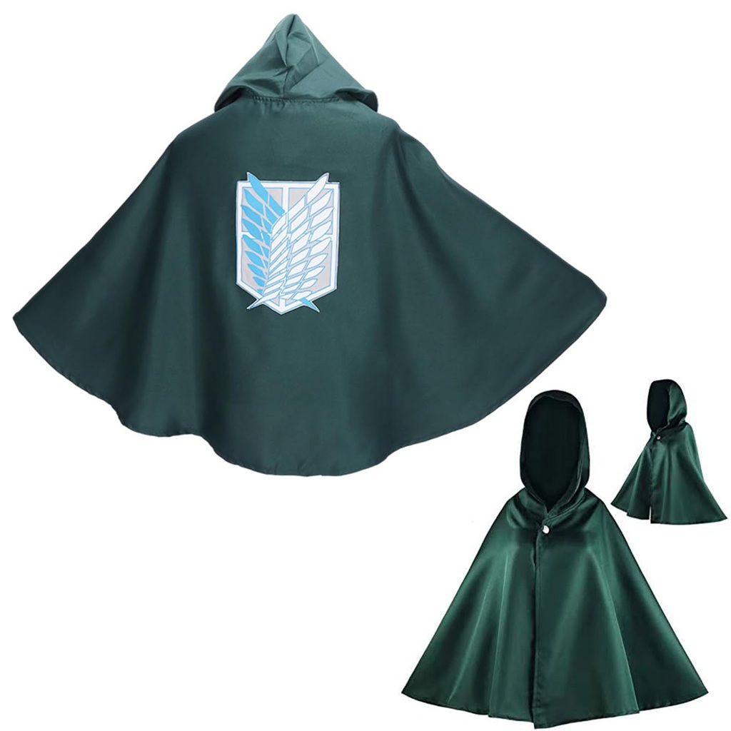 Attack on Titan Shingeki no Kyojin ผ่าพิภพไททัน - Cap Cloak Cosplay ...
