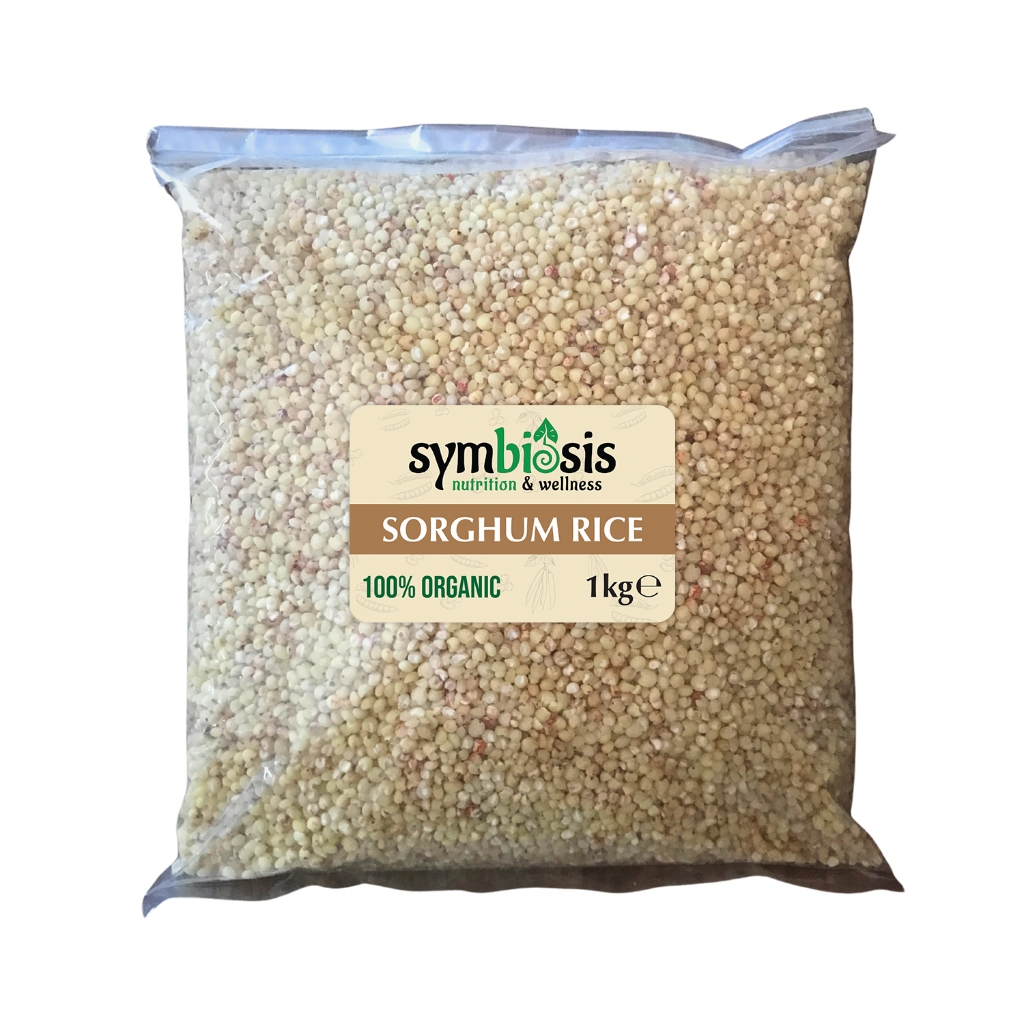 SYMBIOSIS - Organic/Bio Sorghum Rice เมล็ดข้าวข้าวฟ่าง 1Kg | Shopee ...