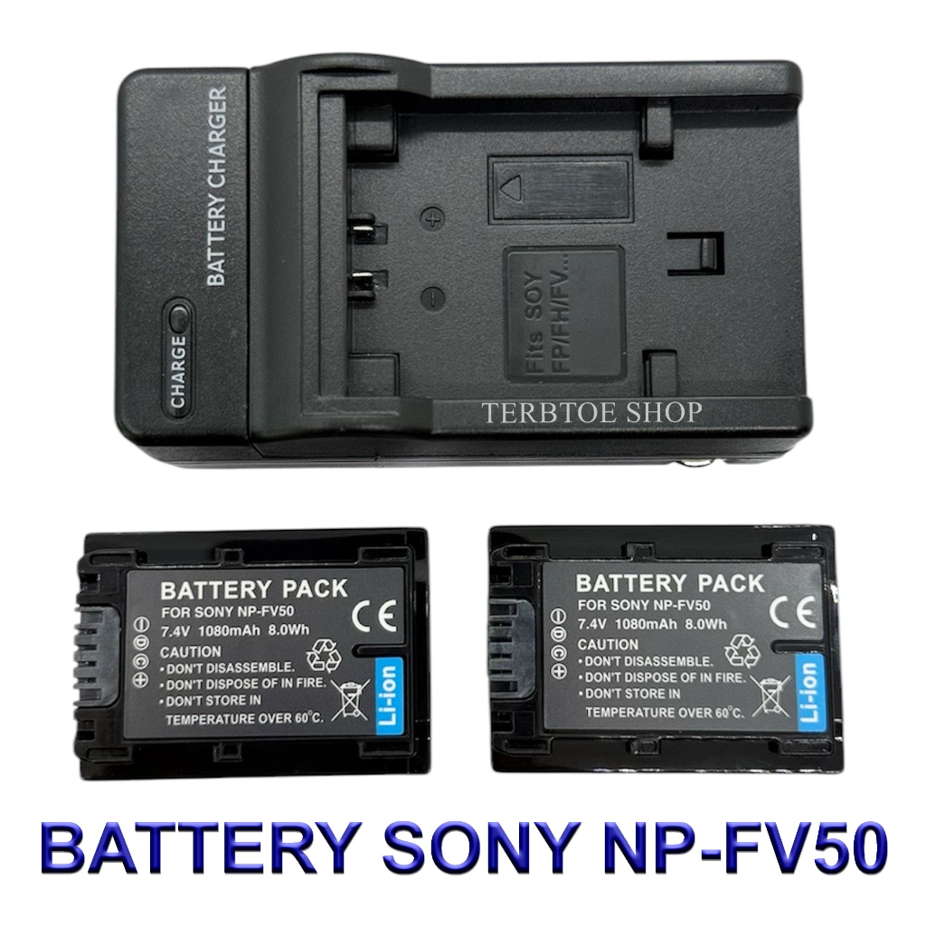 NP-FV50 \ FV50 Battery \ Charger \ Battery and Charger For Sony HDR-CX550,CX900,SR47,DVD850 ...