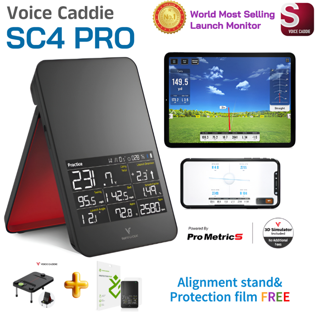 [🚚 จัดส่งไว] Voice Caddie SC4 Pro Golf Launch Monitor | Shopee Thailand