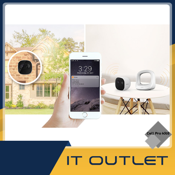 IMOU Cell Pro Kit เชื่อมต่อ WiFi กล้องวงจรปิด สามารถดูผ่านมือถือได้ตลอดเวลา | Shopee Thailand