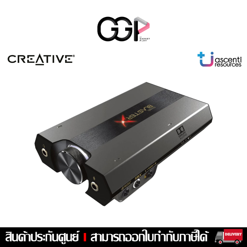 [กรุงเทพฯส่งด่วน] Creative Sound BlasterX G6 External Sound Card ...