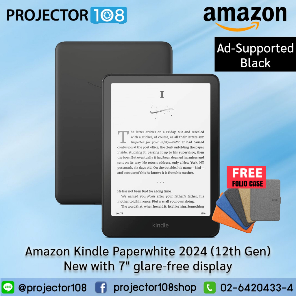 Amazon Kindle Paperwhite (12thGen/2024) 16GB - New 7Inch Glare-Free ...