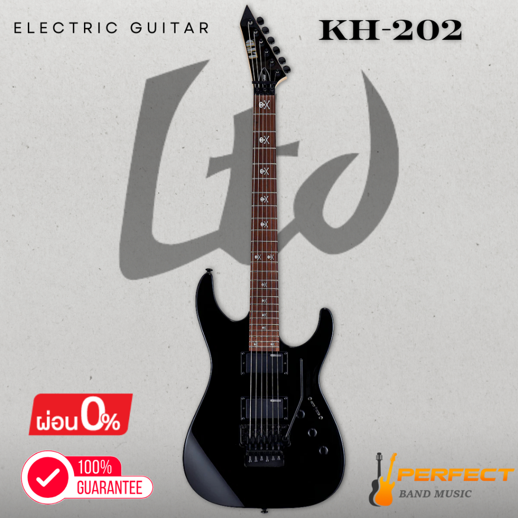 กีตาร์ไฟฟ้า LTD KH-202 Kirk Hammett Signature Electric Guitar [ผ่อน 0% ...