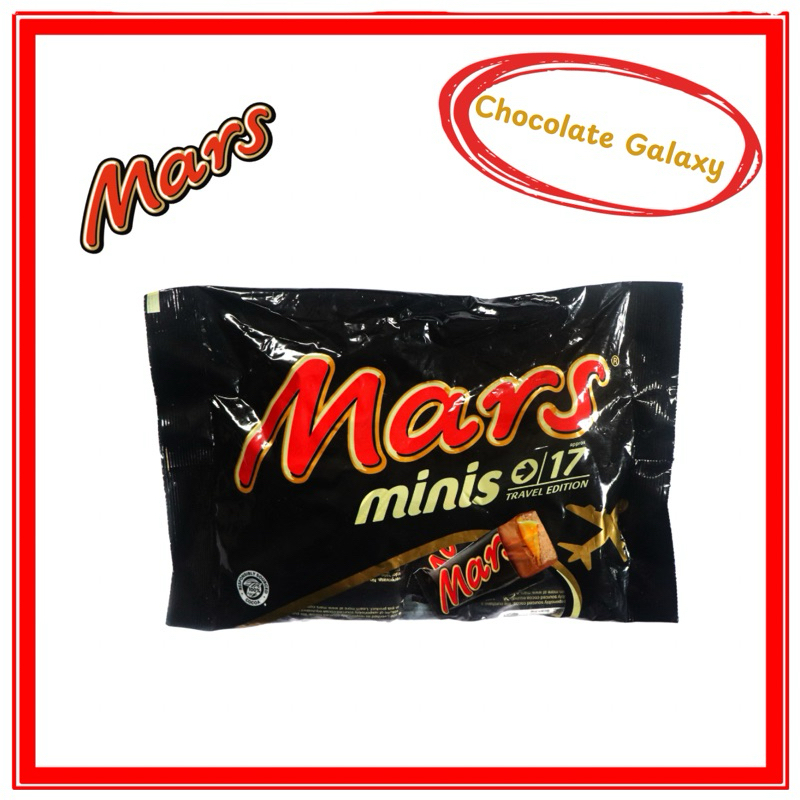 Mars minis มารส์ ช็อกโกแลตนมสอดไส้คาราเมล 333g มี17 ชิ้น | Shopee Thailand