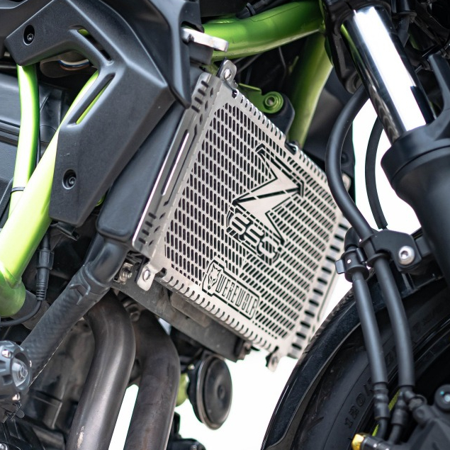 การ์ดหม้อน้ำ Were Wolf สำหรับ Kawasaki Z650 / Radiator Guard | Shopee ...