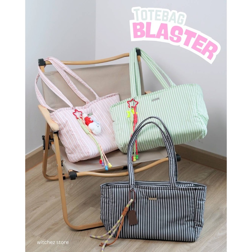 Witchez Blaster Tote Bag กระเป๋าผ้านุ่มนิ่ม มีซิป(ไม่แถมพวงกุญแจ ...