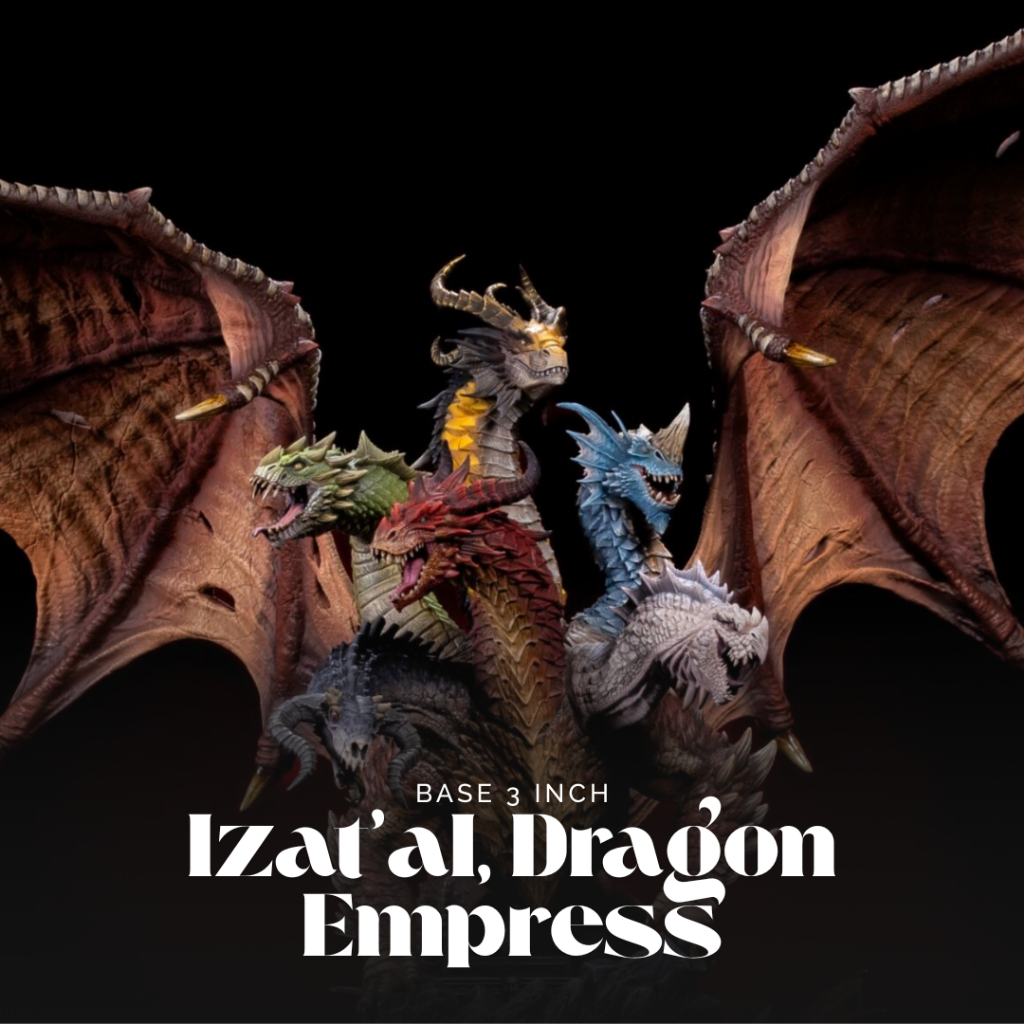 Dnd Dragon I Izat’al, Dragon Empress (งานเรซิ่นยังไม่ลงสี) ฐาน 3 นิ้ว ...