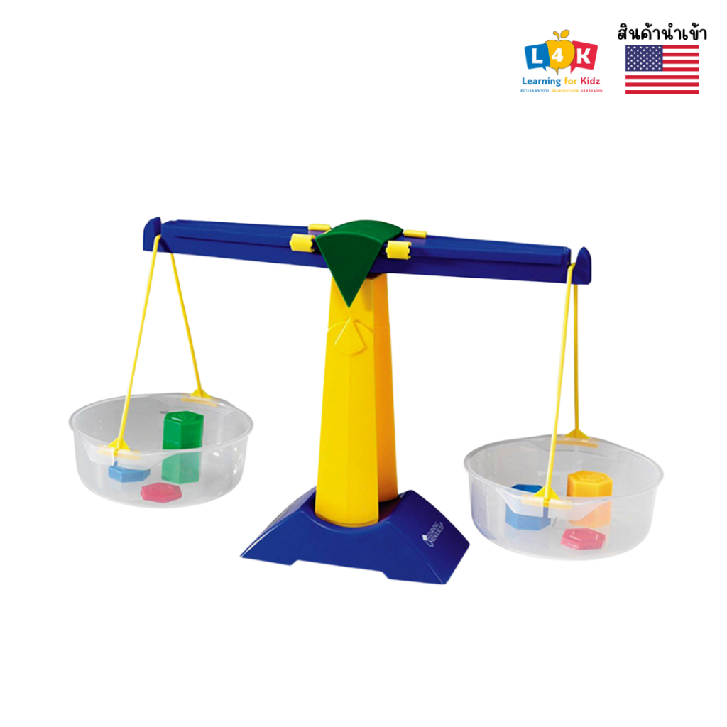[อายุ 3+] ตาชั่งสองแขนรักสมดุล (Pan Balance Jr.) [Learning Resources ...