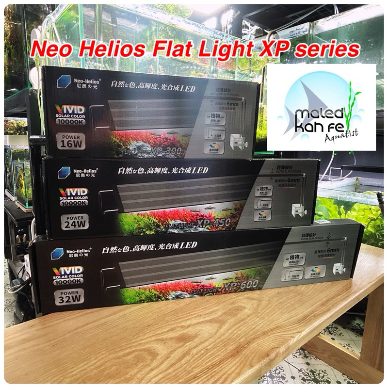 ไฟไม้น้ำ LED Neo Helios Flat light XP series 10000 K Vivid solar color ...