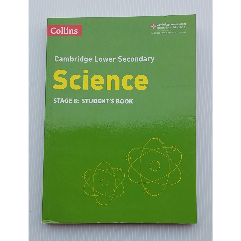 หนังสือ แบบเรียน วิทยาศาสตร์8 มัธยมต้น Cambridge Lower Secondary ...