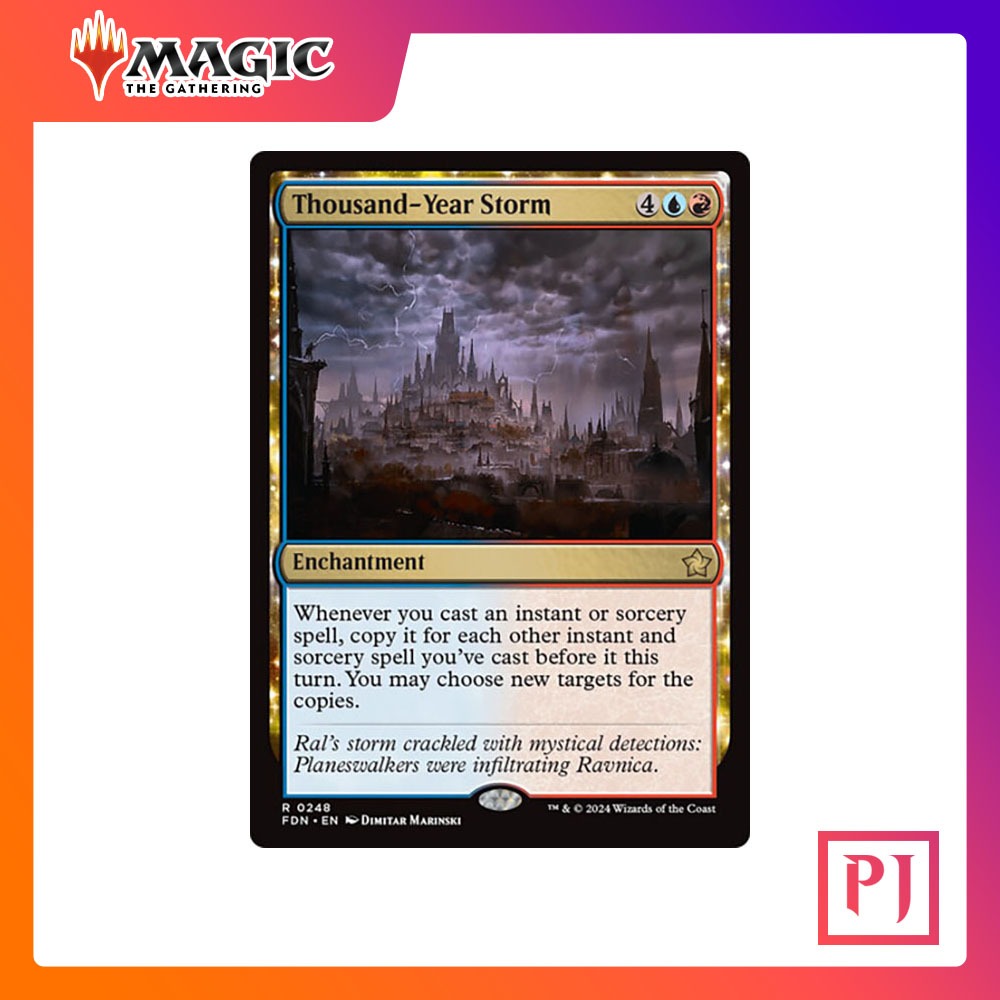 [MTG] Thousand-Year Storm [FDN] [MULTI] [RARE] [NORMAL] [ENG] (การ์ดเม ...