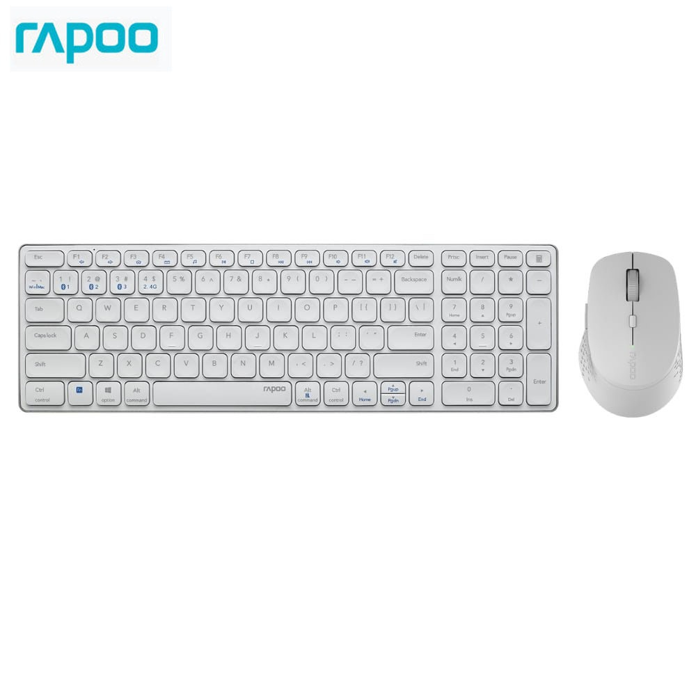 Rapoo 9350S Multi-mode wireless Optical Mouse & Keyboard | Shopee Thailand