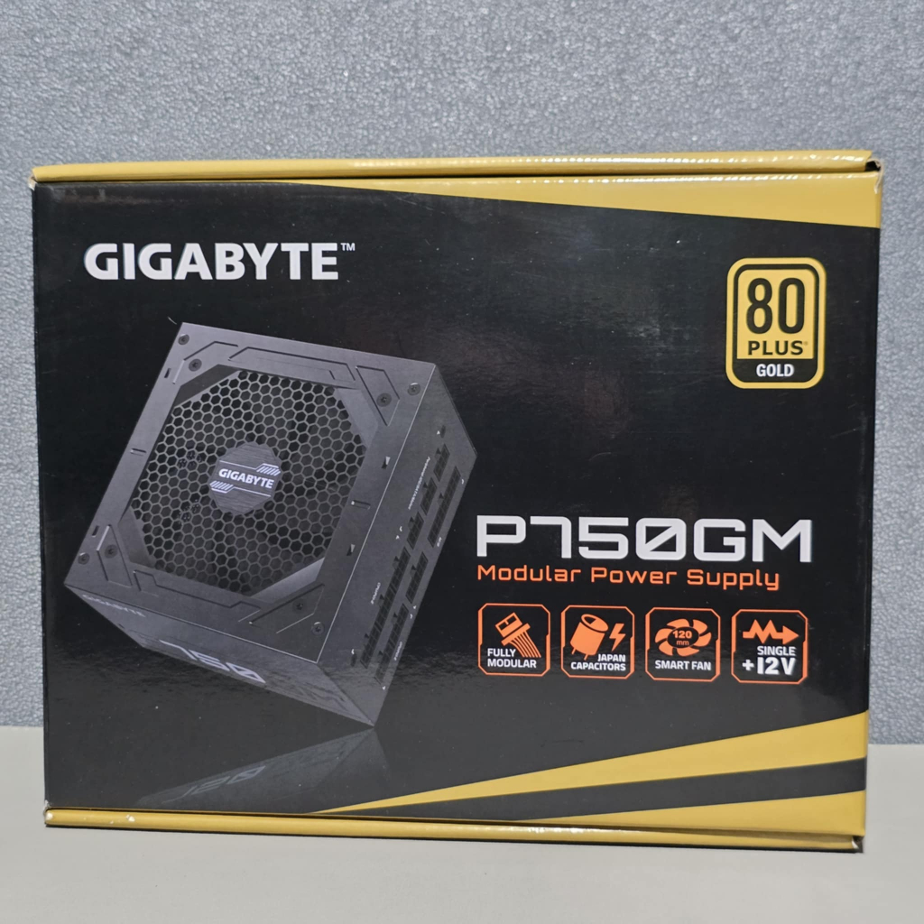 POWER SUPPLY (อุปกรณ์จ่ายไฟ) GIGABYTE P750GM 750W 80+ GOLD (BLACK) (ATX ...
