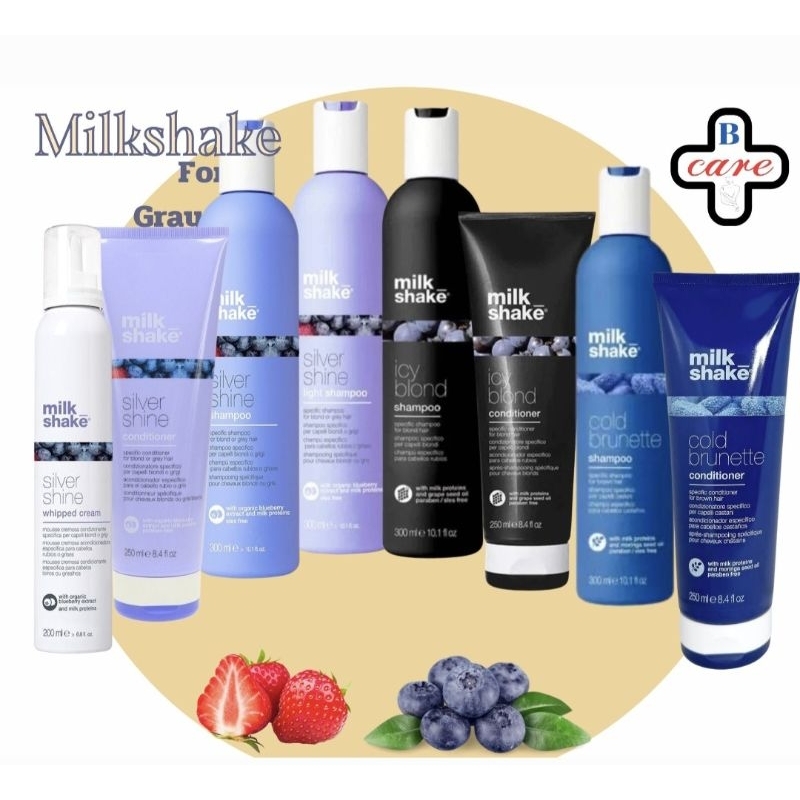 Milk shake refresh color shampoo/conditioner/whipped cream สูตรพิเศษ ...
