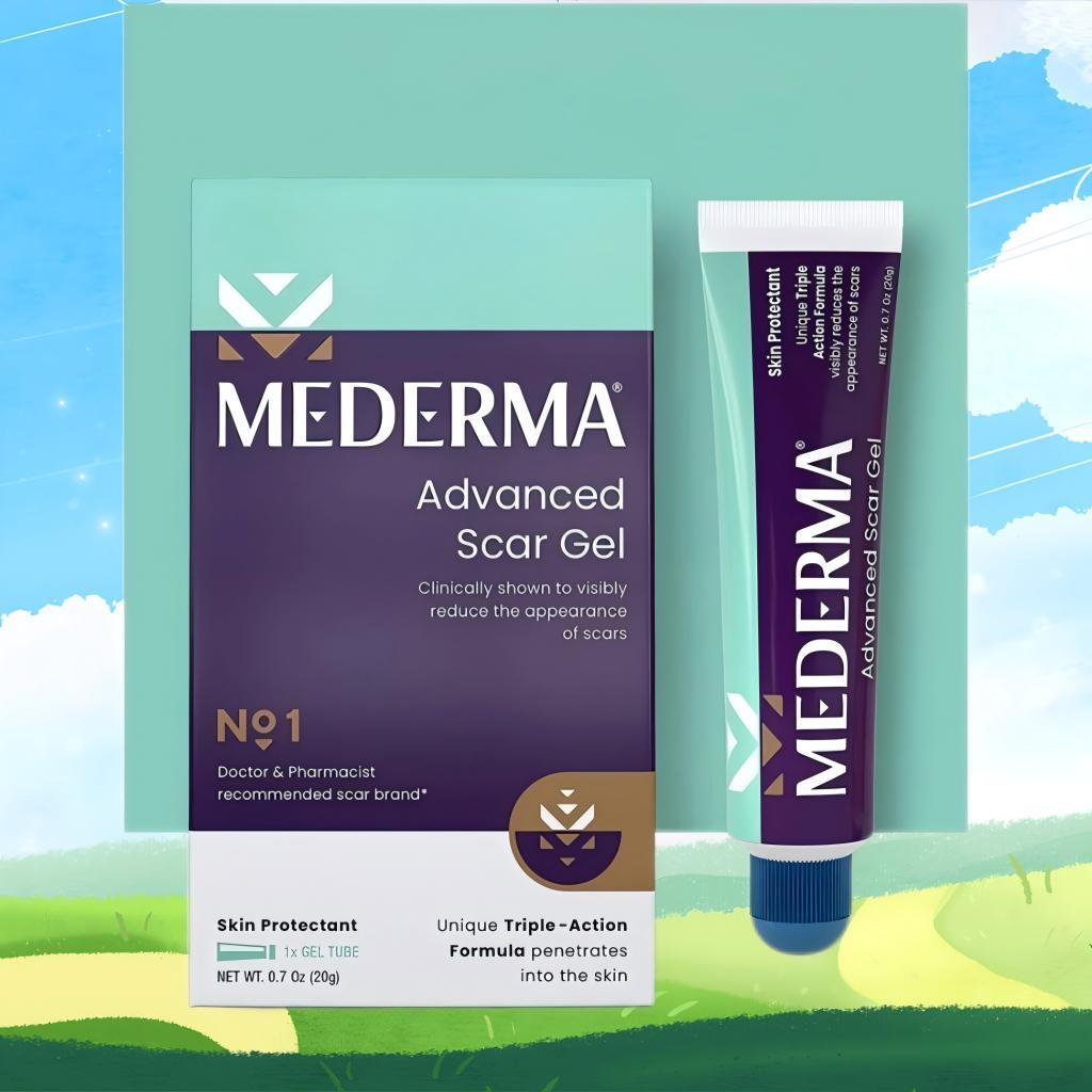 เจลลดรอยแผลผ่าตัดหลังคลอด MEDERMA Advanced Scar Gel for Acne, Burn ...