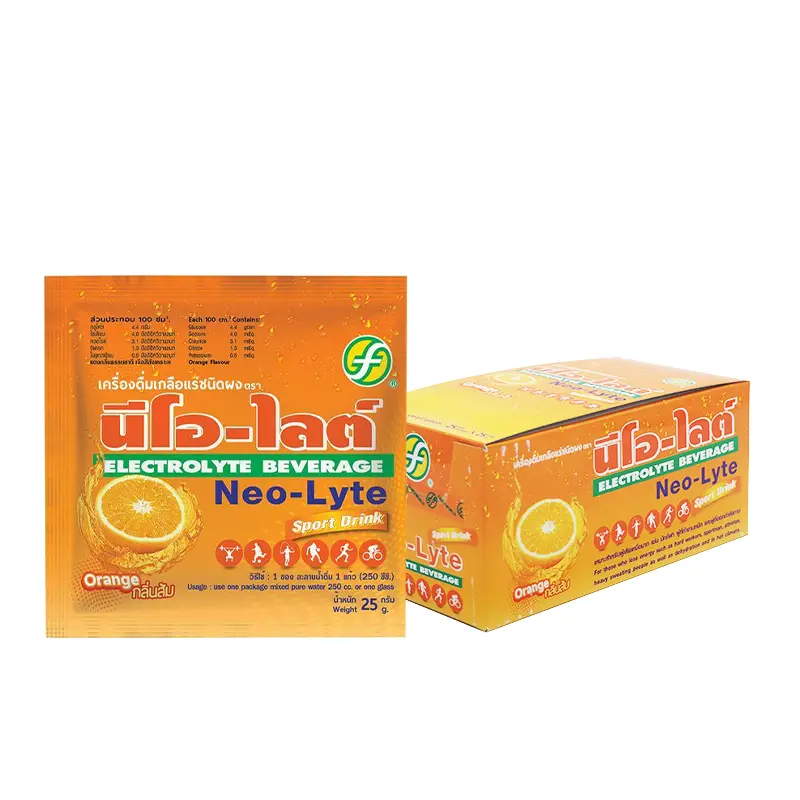 นีโอ-ไลต์ เครื่องดื่มเกลือแร่ชนิดผง กลิ่นส้ม Electrolyte Beverage ...