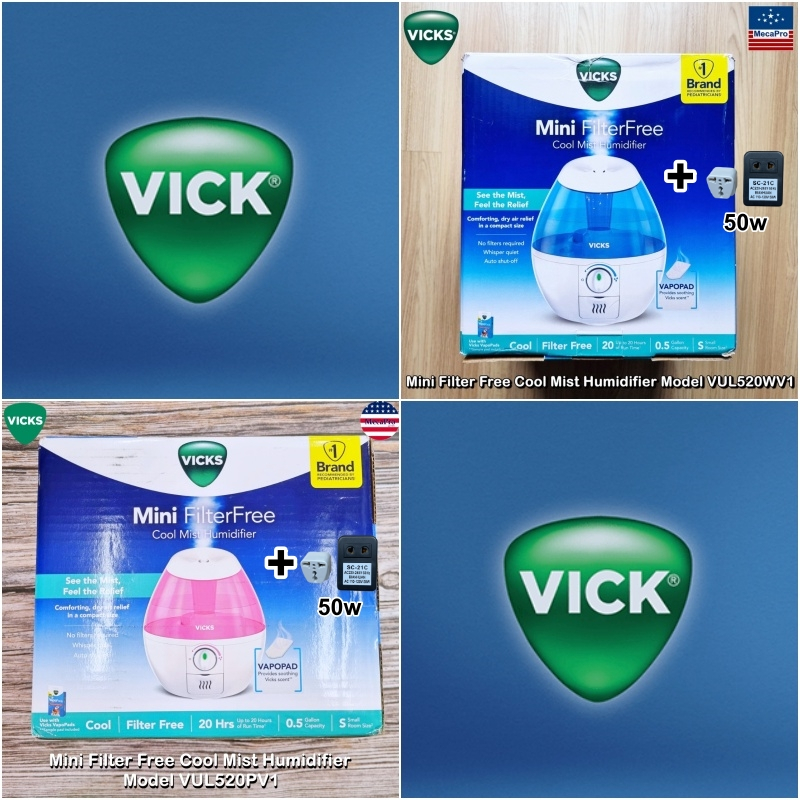 Vicks® Mini Filter Free Cool Mist Humidifier วิคส์ เครื่องทำความชื้น ...