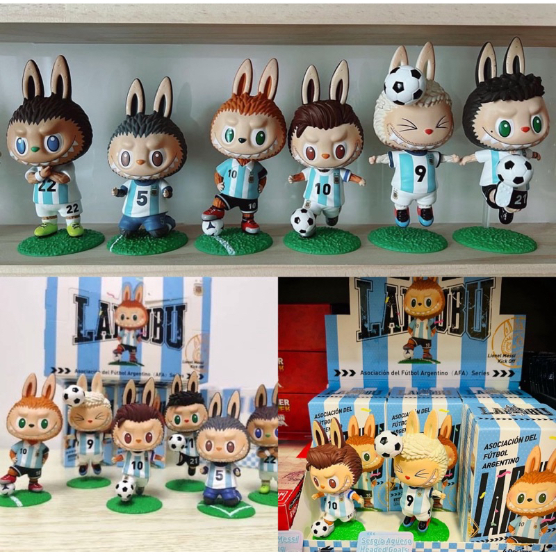 LABUBU Argentina Football Team 6 ตัว ของแท้100% ยกbox แกะตั้งโชว์ ...
