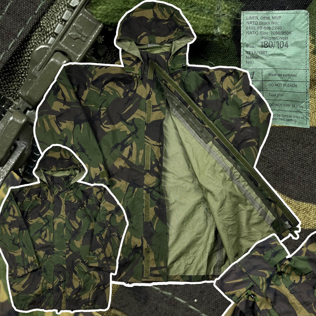 แจ็คเก็ตเดินป่า แจ็คเก็ตวินเทจ BRITISH ARMY DPM GORE-TEX JACKET ...