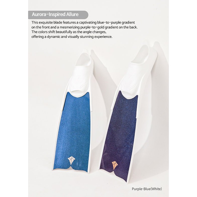 Double K Carbon SHORT Fin Black-Tip (Aurora) | Shopee Thailand
