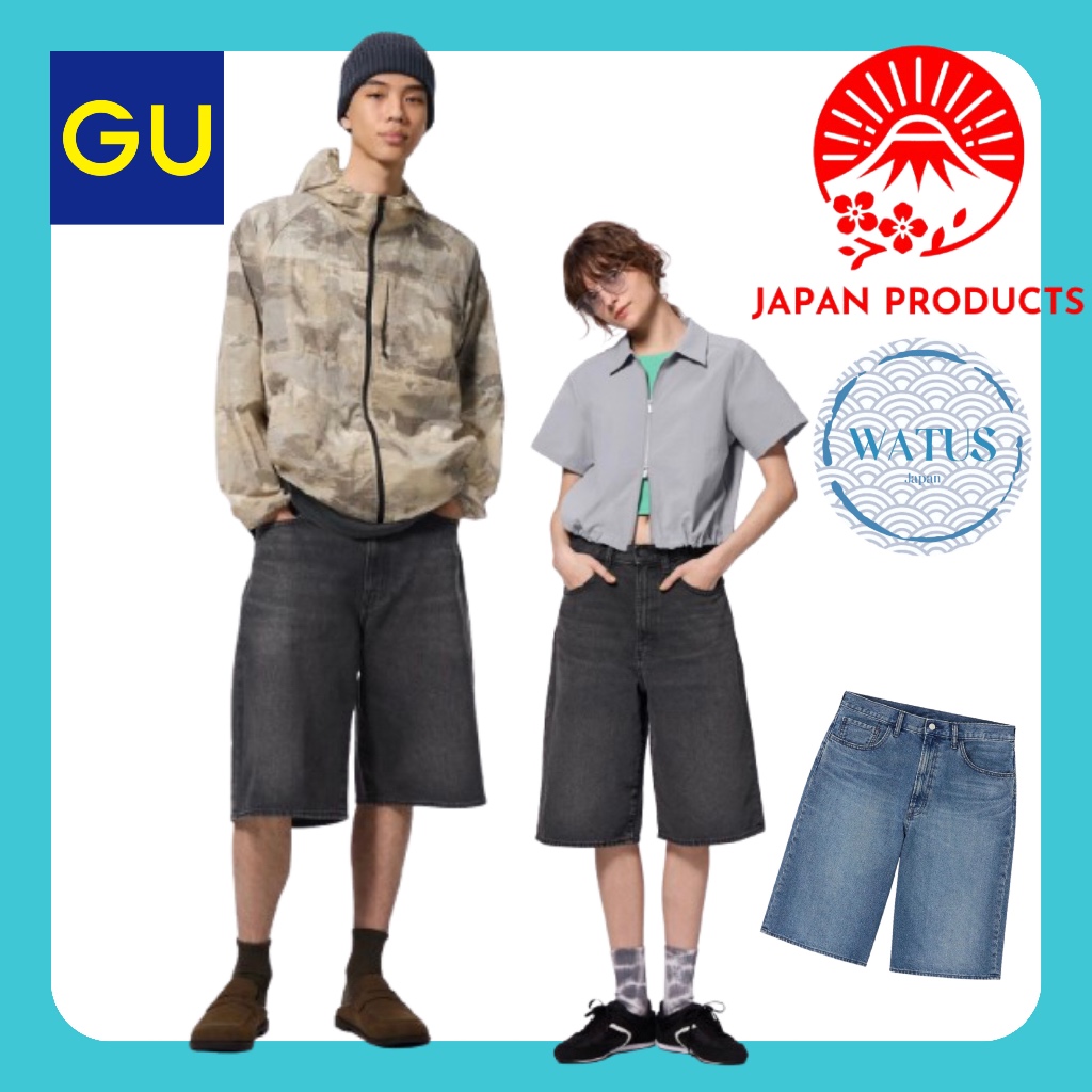 【ส่งตรงจากญี่ปุ่น】GU/Jorts/กางเกงขาสั้น/กางเกงยีนส์ขาสั้น/ส่งตรงจากญี่ปุ่น/ฮิตในญี่ปุ่น/สินค้ามา ...