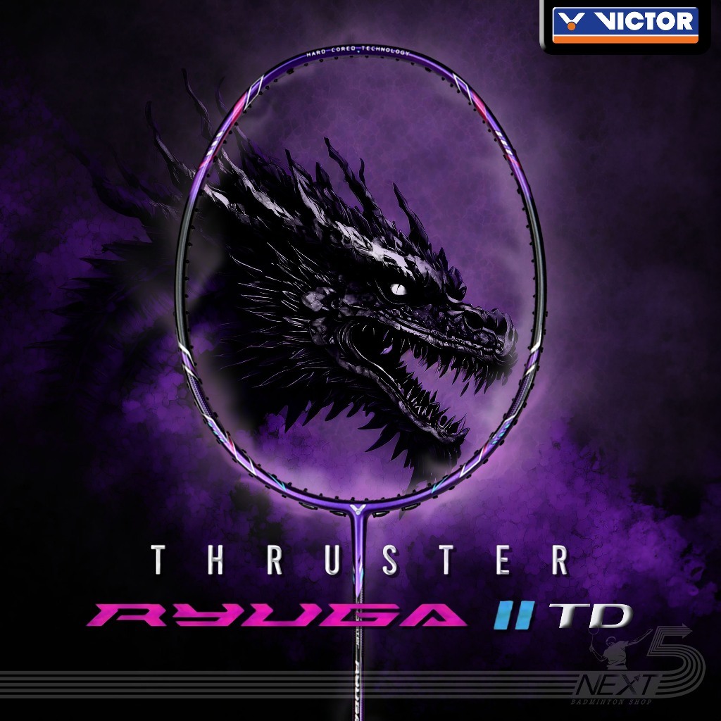 🐉 VICTOR TK-RYUGA II TD 🏸 ไม้แบดสายตบสุดโหด! พลังเต็มไม้ 💥 ฟรีเอ็น+กริป+ซอง ประกันศูนย์ไทย 6 ...