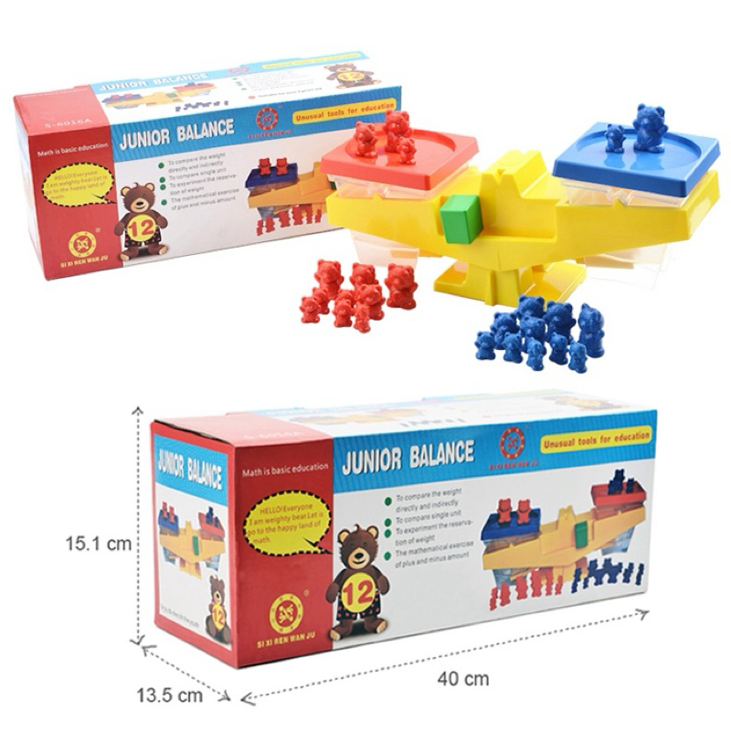 ตาชั่ง หมี Balancing Scales Teddy Junior Balance ของเล่นเด็ก Toys ของ ...