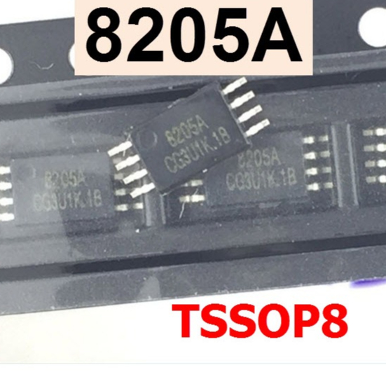 IC 6 ชิ้น ชิปป้องกันแบตเตอรี่ TSSOP8 FS8205A FS8205 CEG8205A CEG8205 TSSOP 8205 8205A แท้ BMS ...