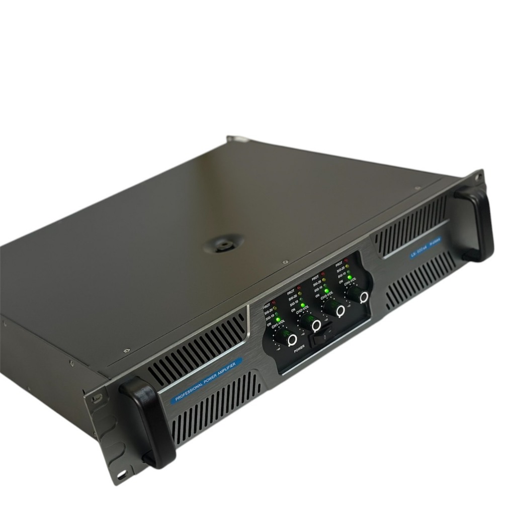 LCZ1984 LXJ 600X4 เพาเวอร์แอมป์1200WX4เครื่องขยายเสียง POWER AMPLIFIER ...