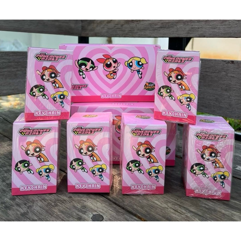 Cafe Amazon X Powerpuff Girls กล่องสุ่มพวงกุญแจ Powerpuff Girls ...