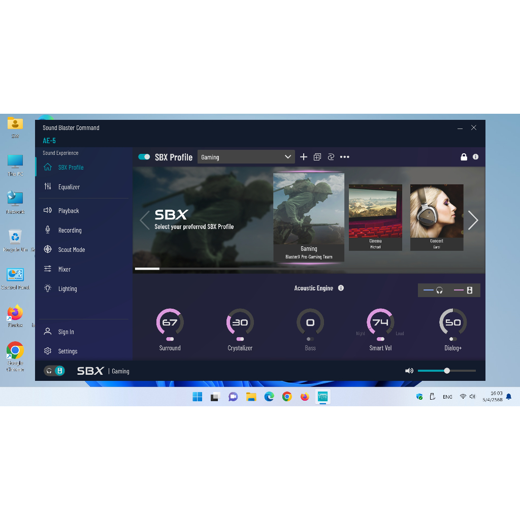 Sound Card Creative Sound Blaster AE5 มือสอง มีแต่ตัว | Shopee Thailand