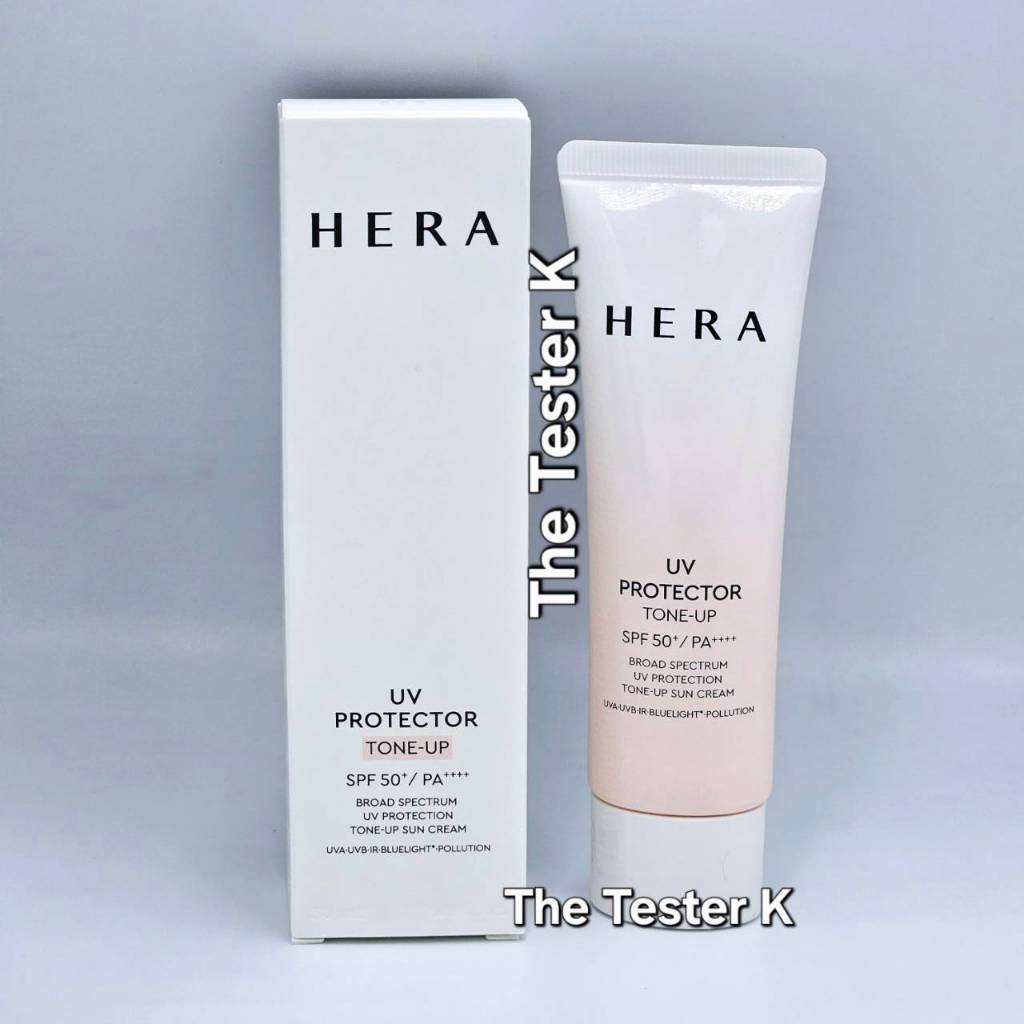 #พร้อมส่ง Exp19/1/28 #กันแดดผิวผ่อง #HERA -UV Protector Tone Up SPF50, PA++++ 50ml | Shopee Thailand