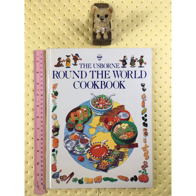 The Usborne Round The World Cookbook (ขอบปกถลอกเล็กน้อย) หนังสือภาษา ...