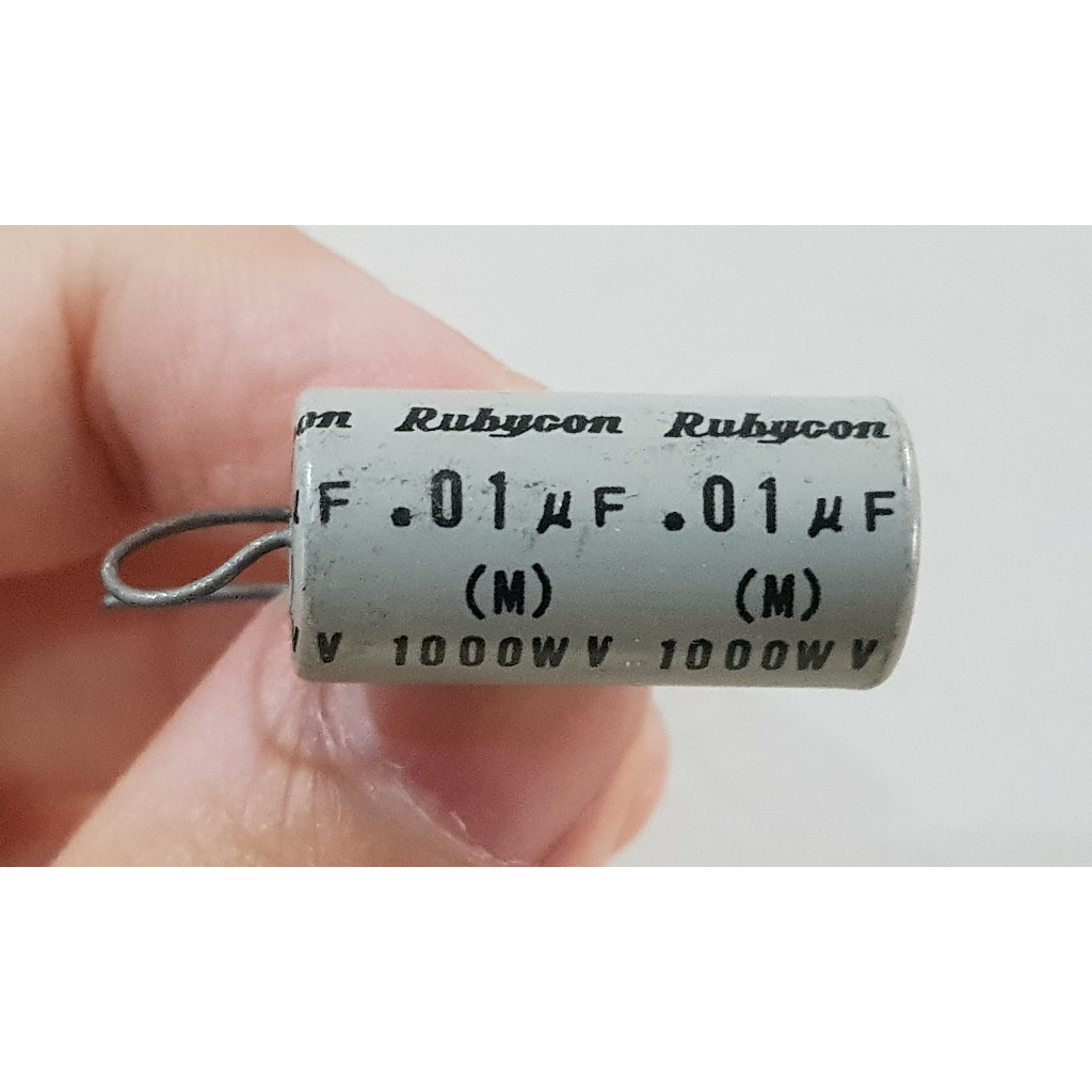 Rubycon Capacitor คาปาซิเตอร์หางหนู (แพค 2 ชิ้น) ค่า 0.01uf/1000v Made ...