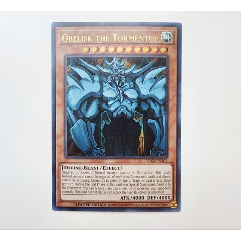 Konami Yugioh การ์ดยูกิ ลิขสิทธิ์แท้ ญี่ปุ่น Obelisk the tormentor รหัส ...