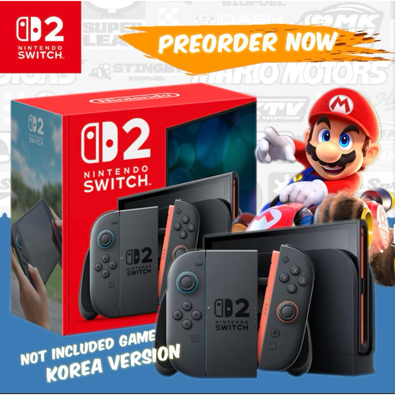 🛵 𝙁𝙖𝙨𝙩 𝘿𝙚𝙡𝙞𝙫𝙚𝙧𝙮!⚡️Nintendo Switch 2 [𝙆𝙤𝙧𝙚𝙖 & HK 𝙑𝙚𝙧𝙨𝙞𝙤𝙣] | Shopee Thailand