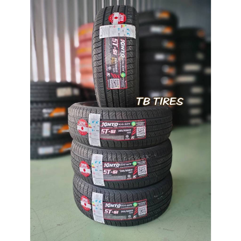 ยางรถยนต์ 265/65R17 ST-51 112T // KINTO (ยางใหม่ค้างปี 2024 - 2025) | Shopee Thailand