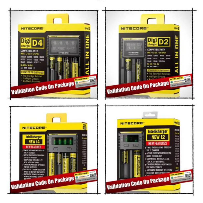 แท่นชาร์จ NITECORE รุ่น D4 / D2 / I2new / I4new (แท้เช็คCODEได้ ...