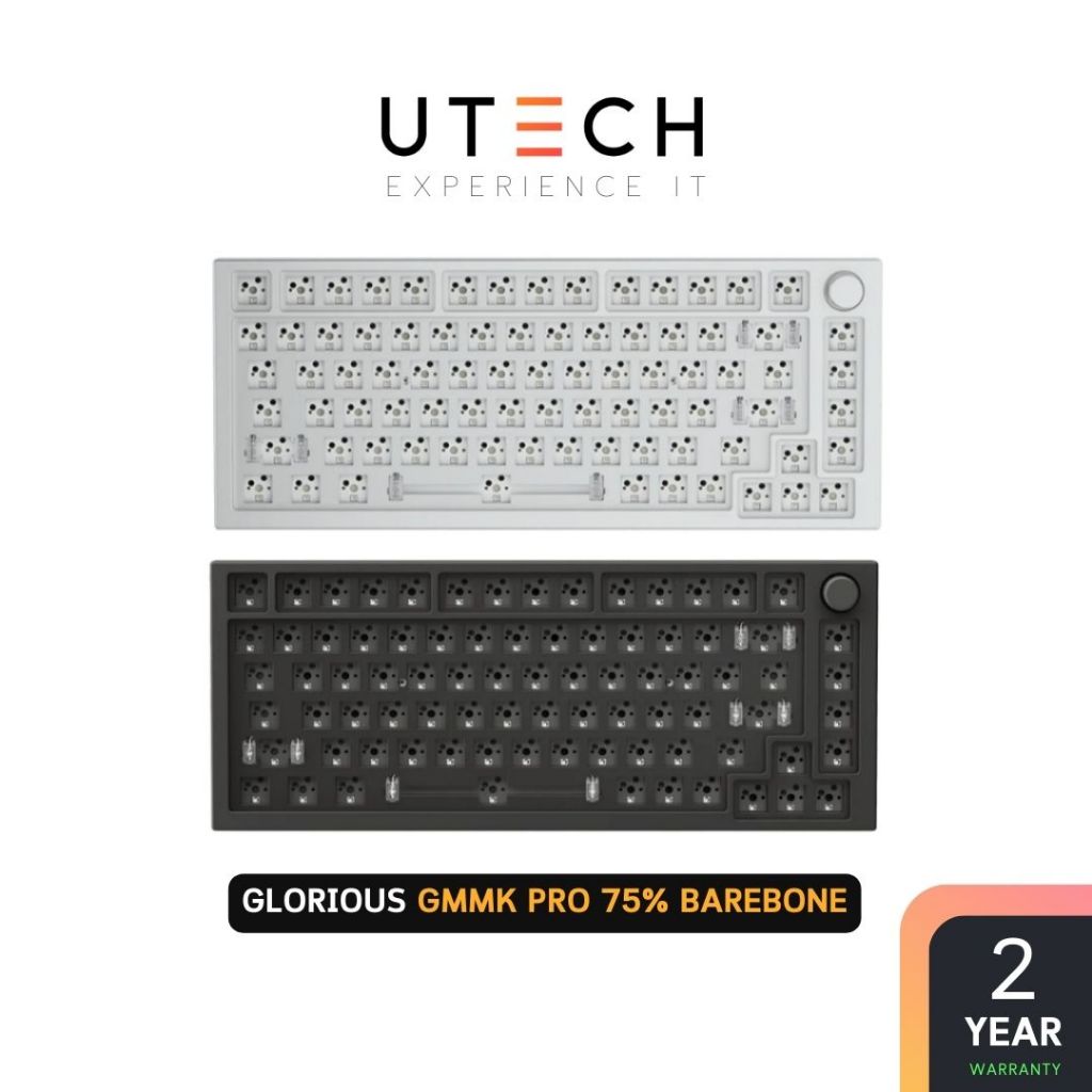 คีย์บอร์ด Glorious GMMK Pro 75% barebone keyboard Black / White by ...