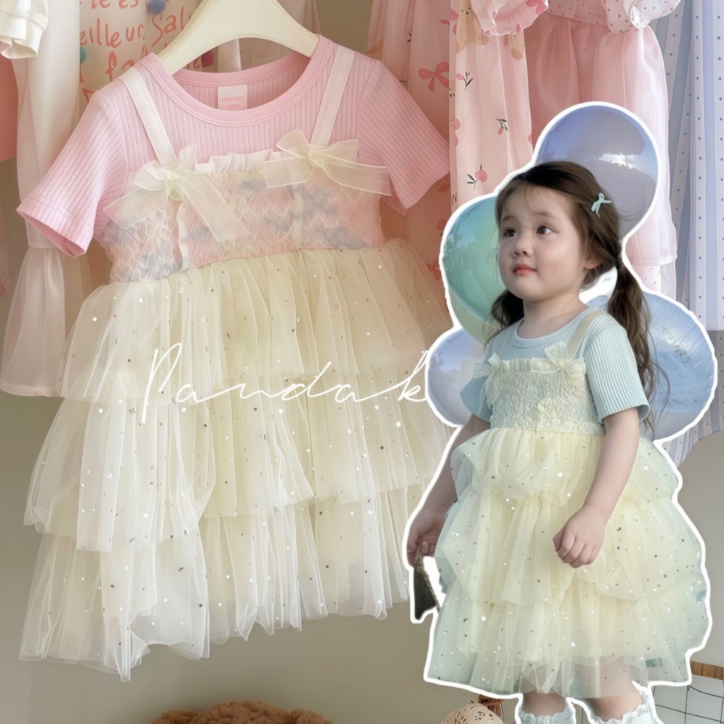 PRINCESS KESLI เด็กผู้หญิงชุดเดรสลูกไม้สีขาว สำหรับเด็กผู้หญิง ชุดเจ้า ...