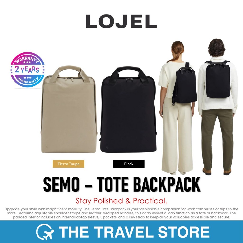 Lojel SEMO - TOTE BACKPACK Stay Polished & Practical กระเป๋าถือ สะพาย ...
