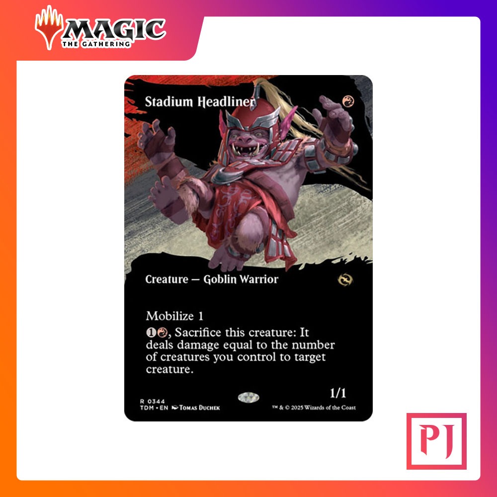 [MTG] Stadium Headliner (Borderless) [TDM] [RED] [RARE] [NORMAL] [ENG ...