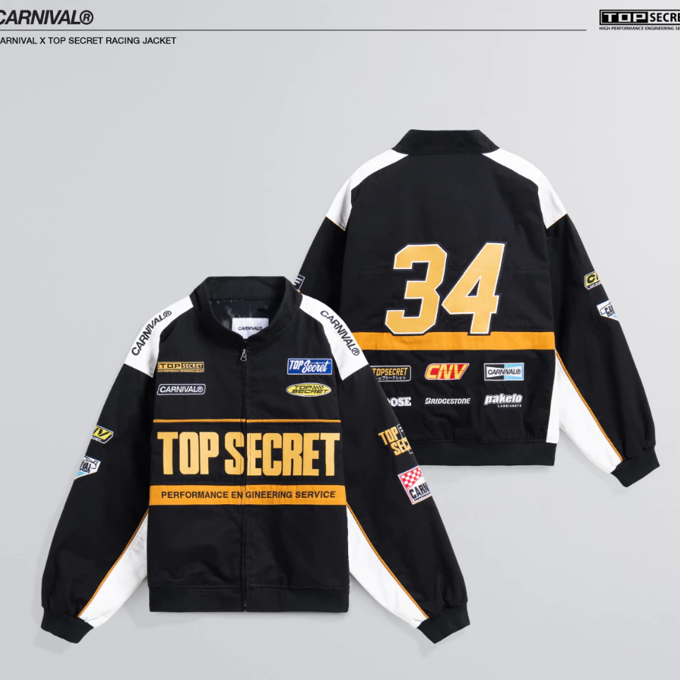 [💖25.5 ใช้โค้ดลดเพิ่ม 2000.- ได้💖] CARNIVAL X TOP SECRET RACING JACKET ...