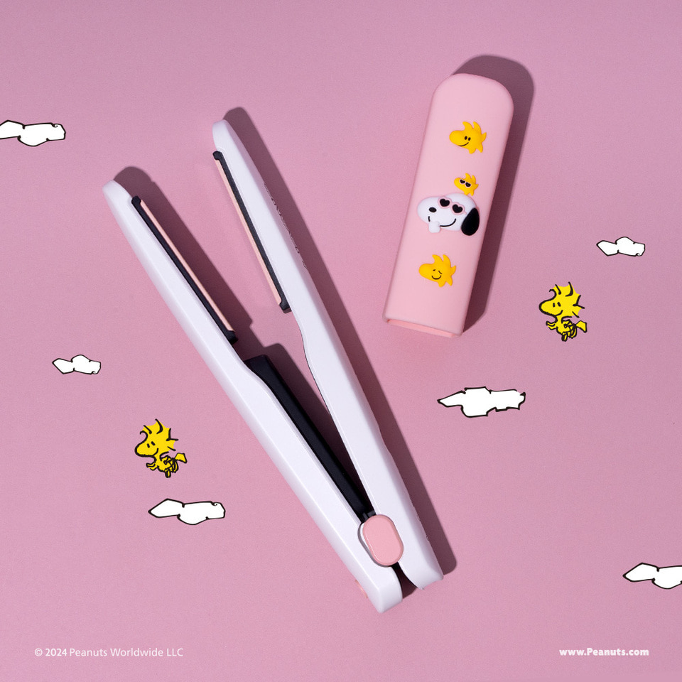 ( พร้อมส่ง ) Peanuts Snoopy mini Hair Styler เครื่องหนีบผมไร้สาย ...