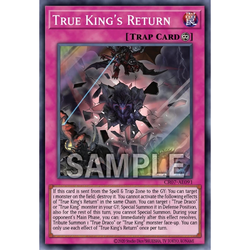 Yugioh Asia-Eng [CR07-AE091] True King's Return (Super Rare) การ์ดยูกิแท้ถูกลิขสิทธิ์ | Shopee ...