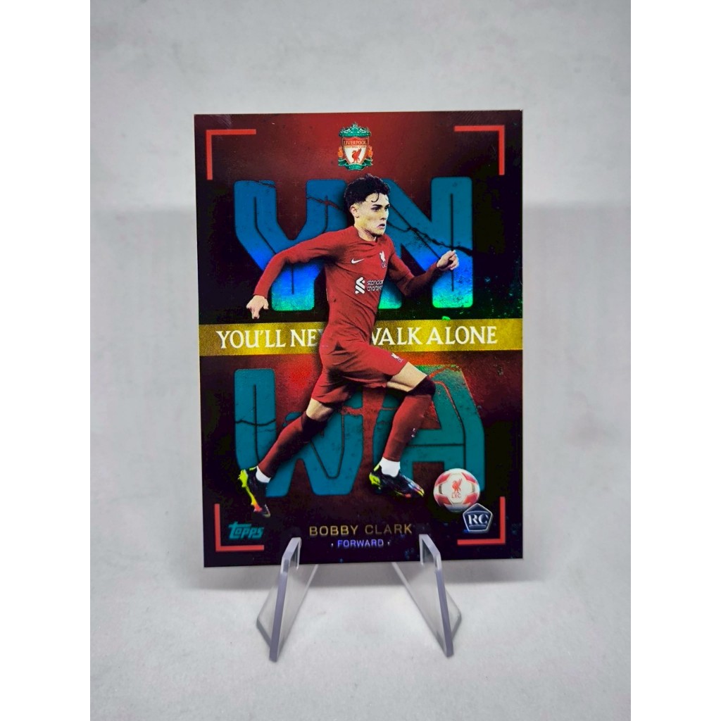 การ์ดบอล Topps Liverpool FC Bobby Clark RC 82/175 Official Team Set ...