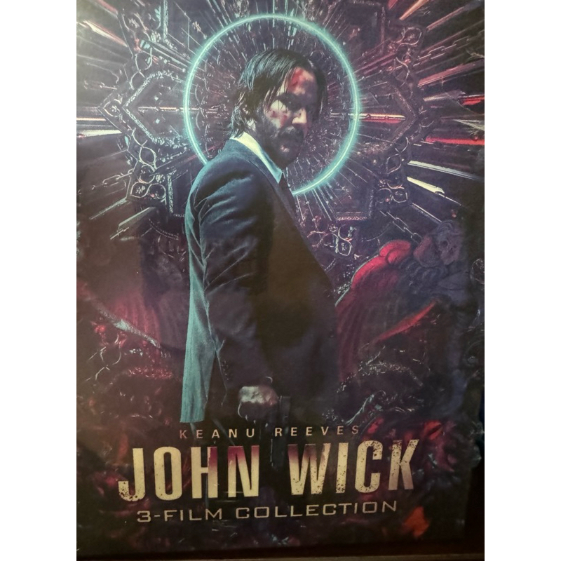 John wick trilogy boxset 3 disc bluray บลูเรย์ มีสลิปสวม และ กล่องสวม ...